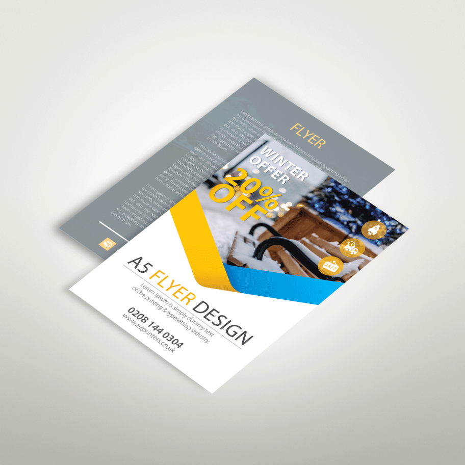 A5 Flyers & Leaflets Printing London | ez printers