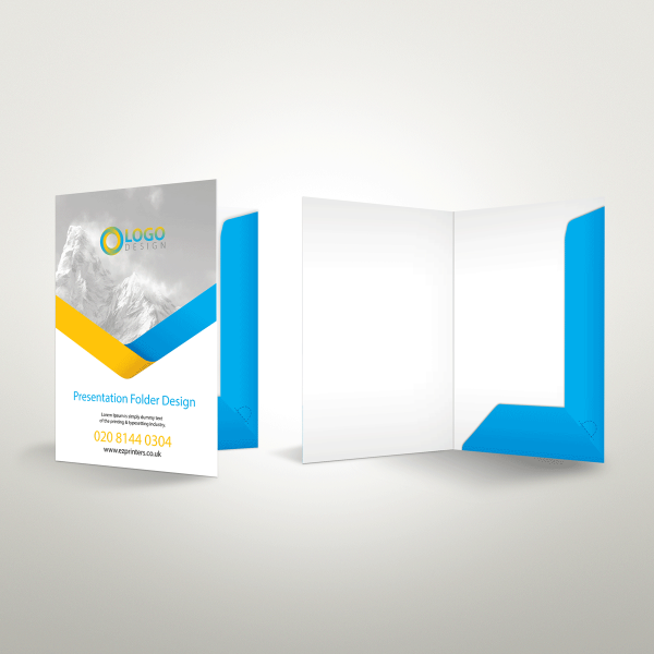 Glued Folders | Presentation Folders | ez printers
