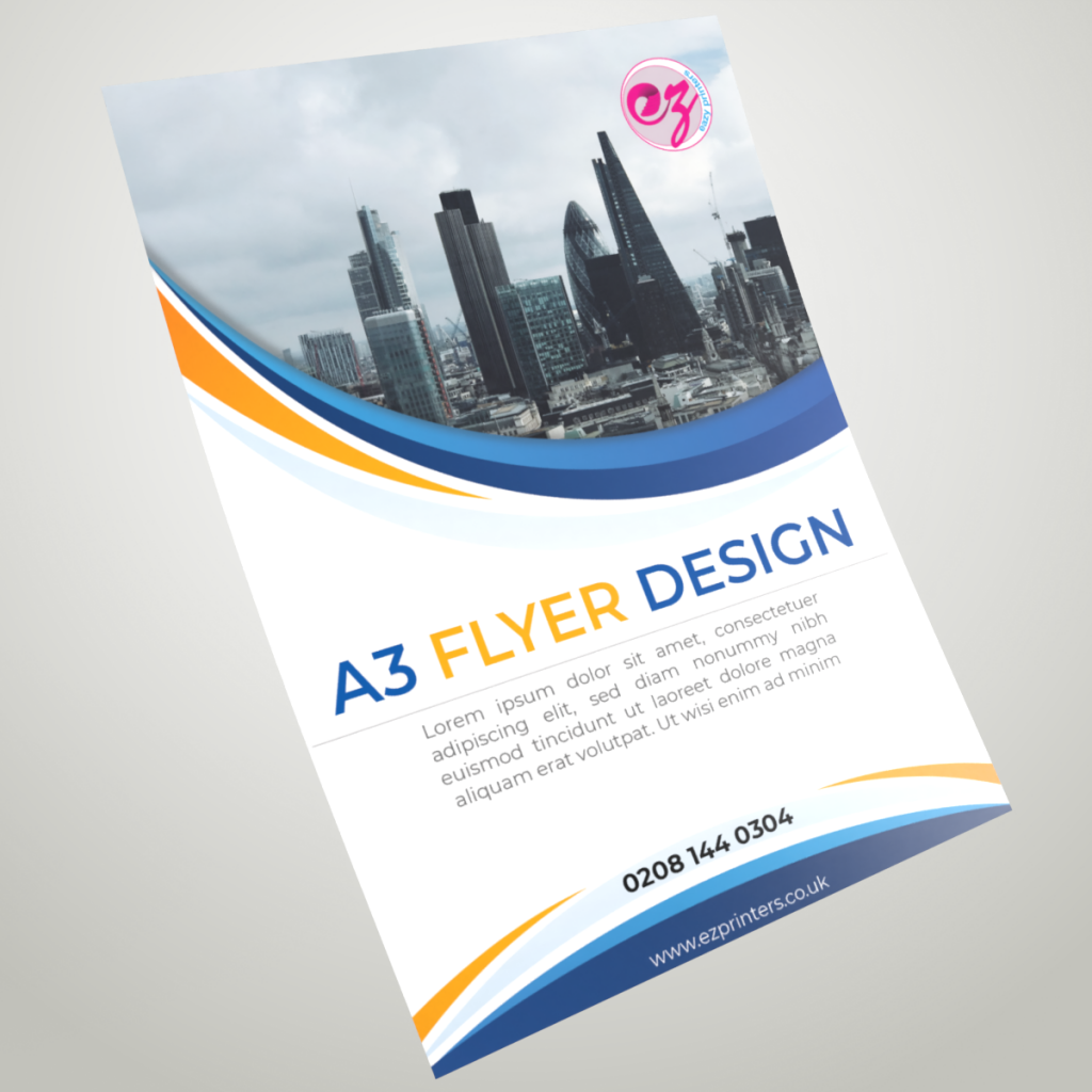 A3 Flyers & Leaflets Printing London | ez printers