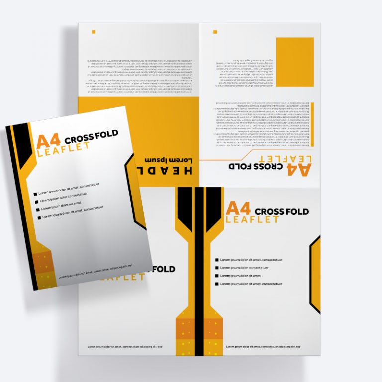 A4 Folded Flyers and Leaflets Printing | ez printers