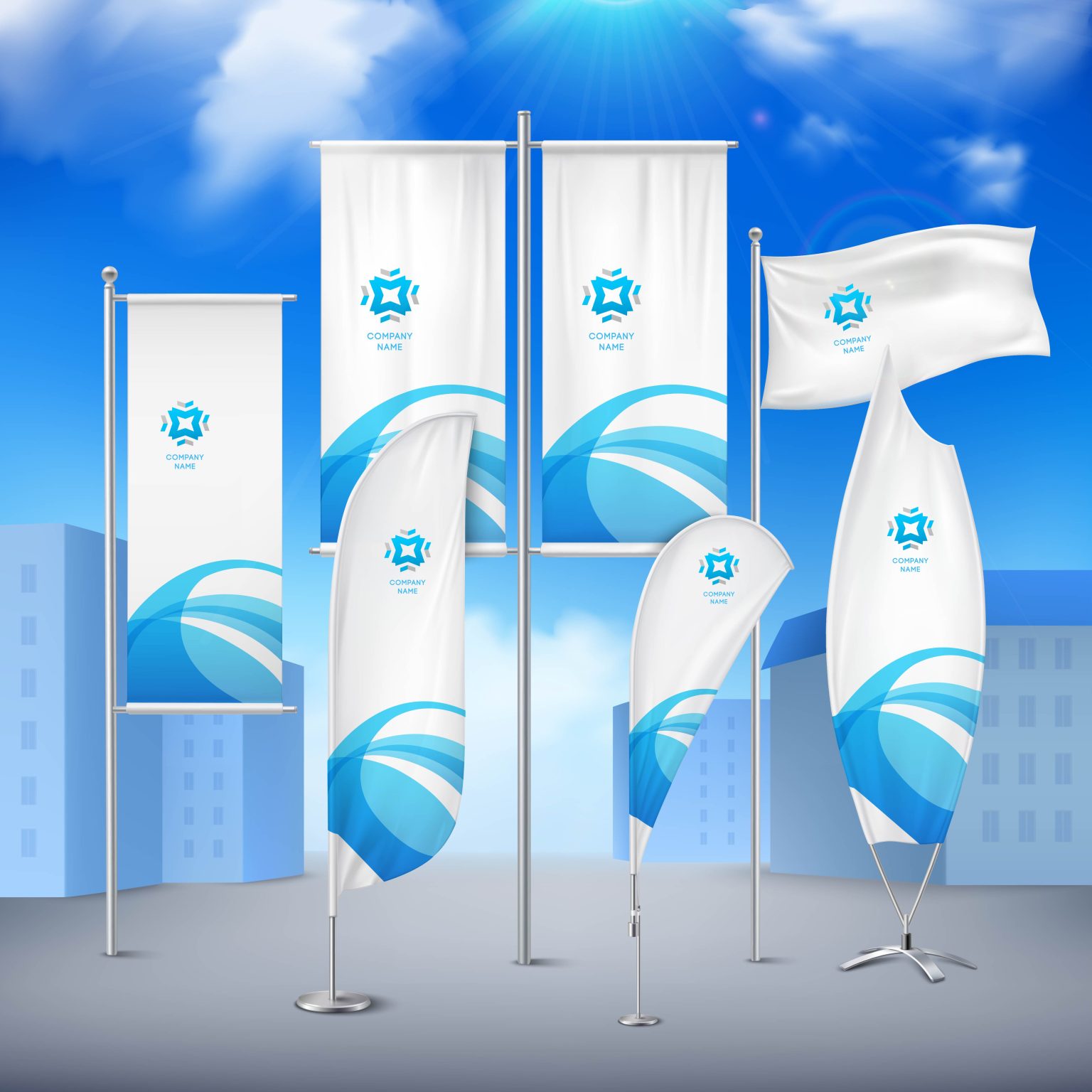 Printed Teardrop Flags: A Powerful Marketing Tool