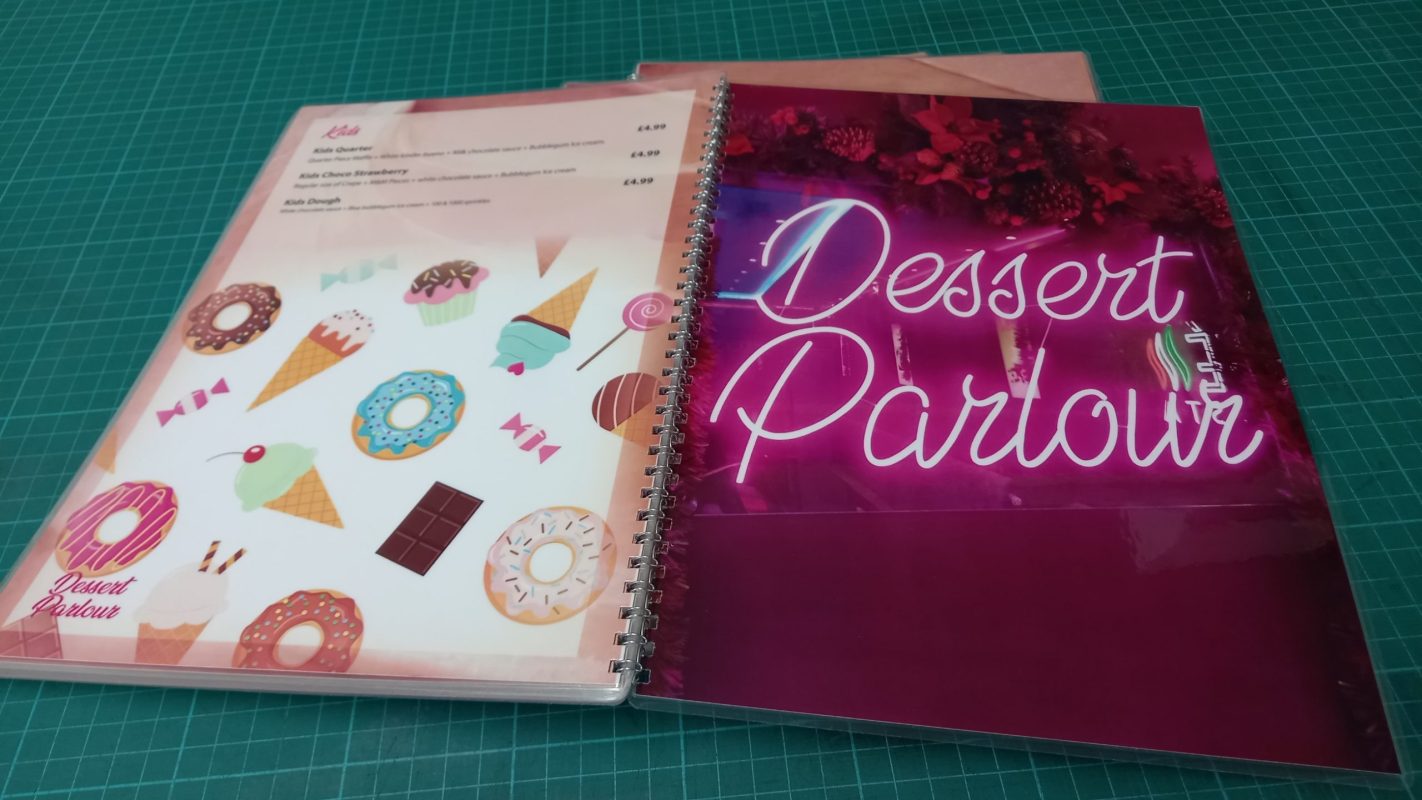 Restaurant Menu Printing in London - ez printers